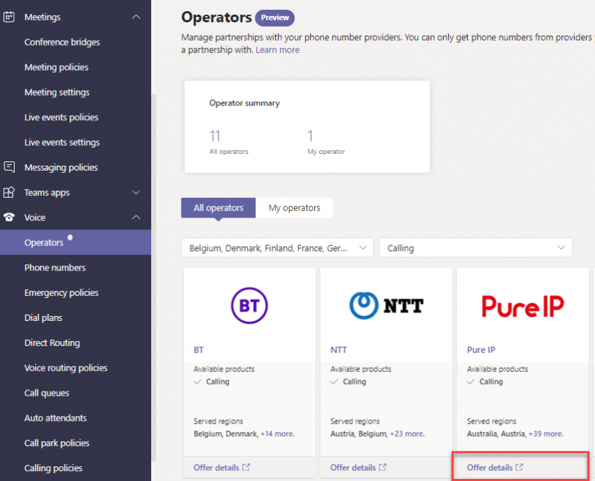 Teams Operator Connect Preview available – Unified Communication